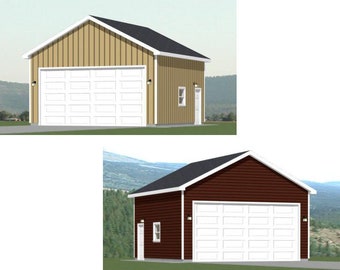 30x26 2-car Garages 780 Sq Ft 12ft Walls PDF Floor - Etsy