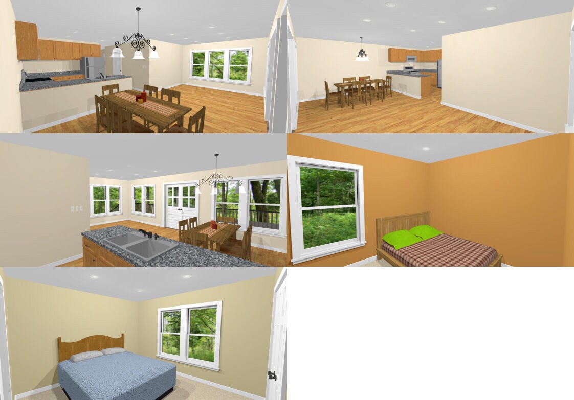 60x50 House -- 2-bedroom 2.5-bath -- 1,648 Sq Ft -- PDF Floor Plan ...