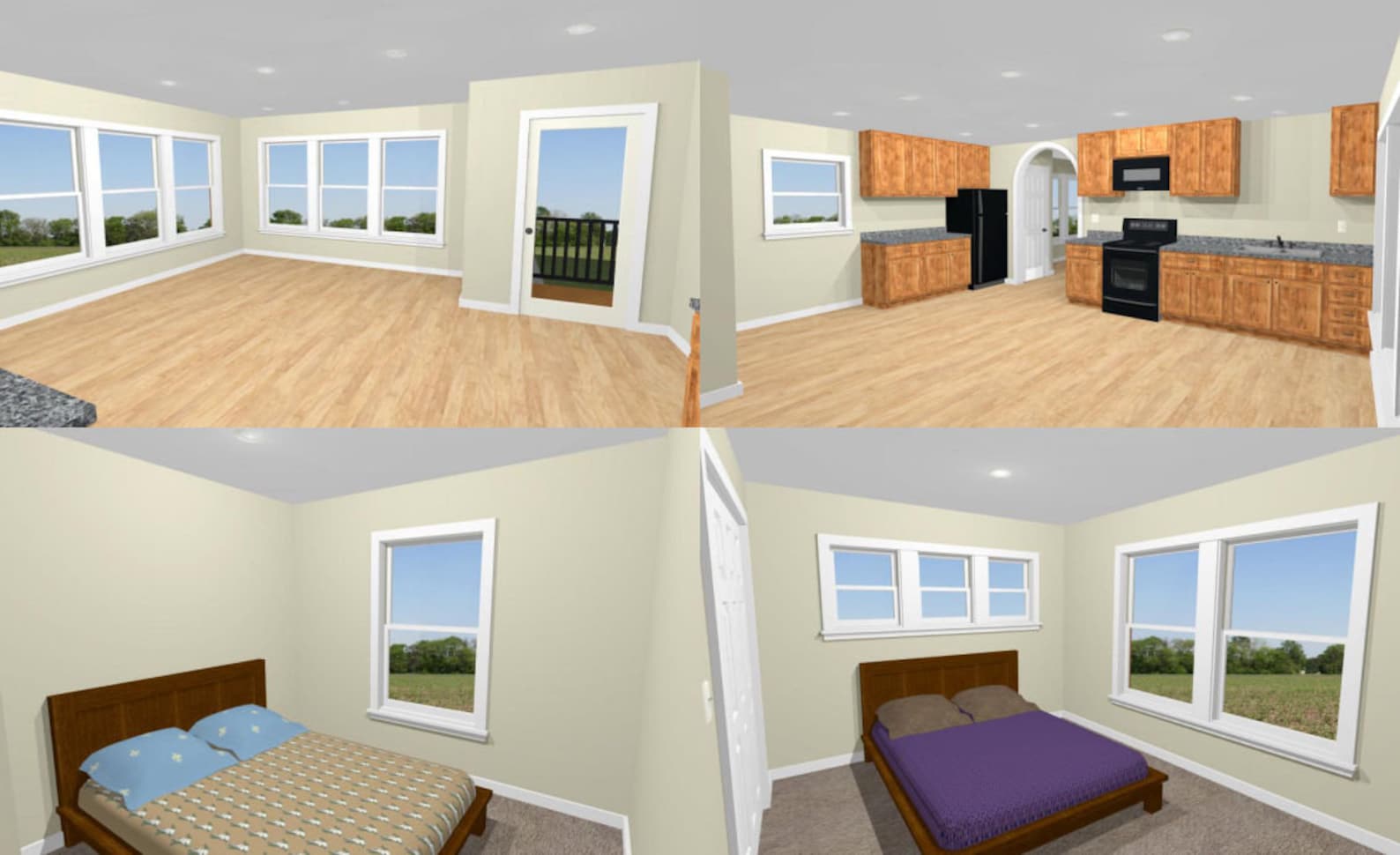 20x42 House 2 Bedroom 1.5 Bath 1153 Sq Ft PDF Floor - Etsy