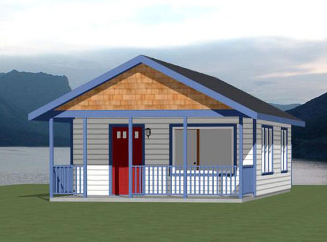 18x30 House -- 1-bedroom 1-bath -- 540 Sq Ft -- PDF Floor Plan ...