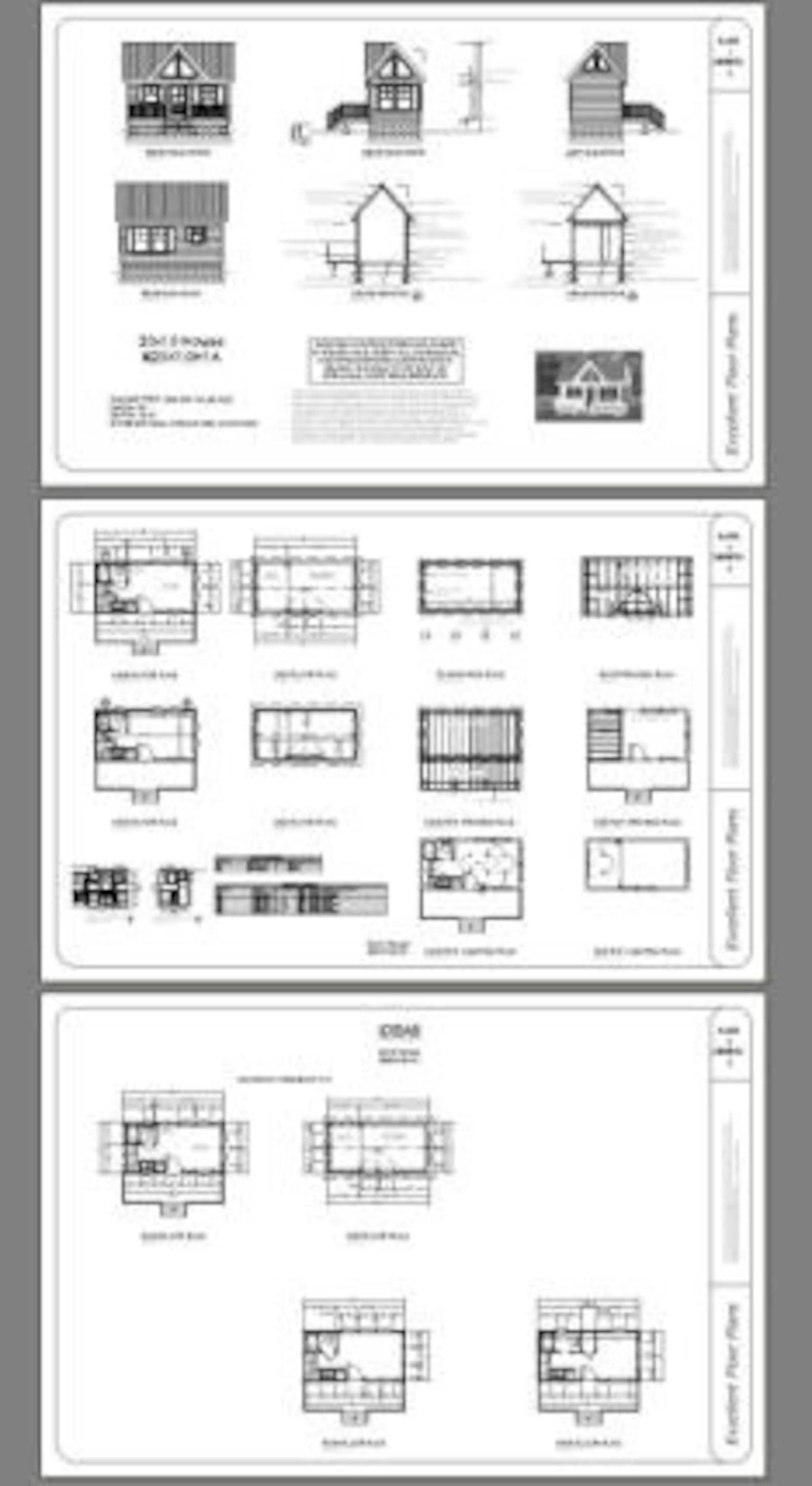 20x10 Tiny House -- 1-bedroom 1-bath -- 266 Sq Ft -- PDF Floor Plan ...