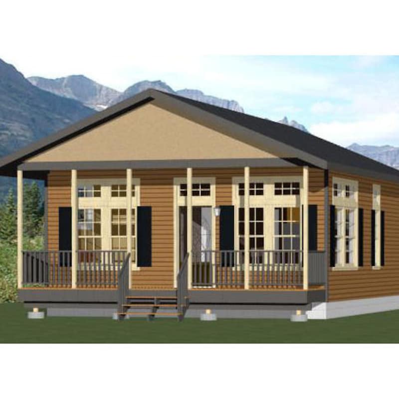 24x32 House Plan - Etsy