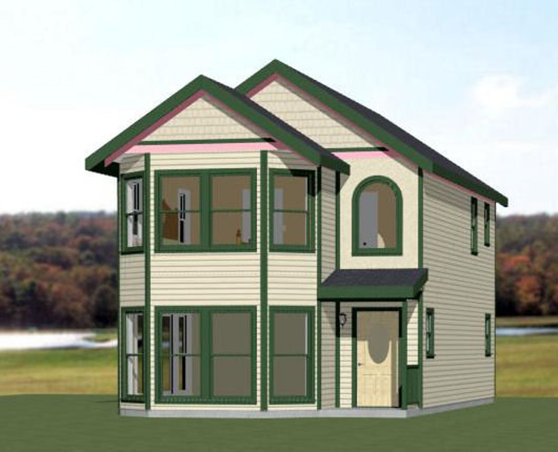 20x42 House 2 Bedroom 1.5 Bath 1460 Sq Ft PDF Floor - Etsy
