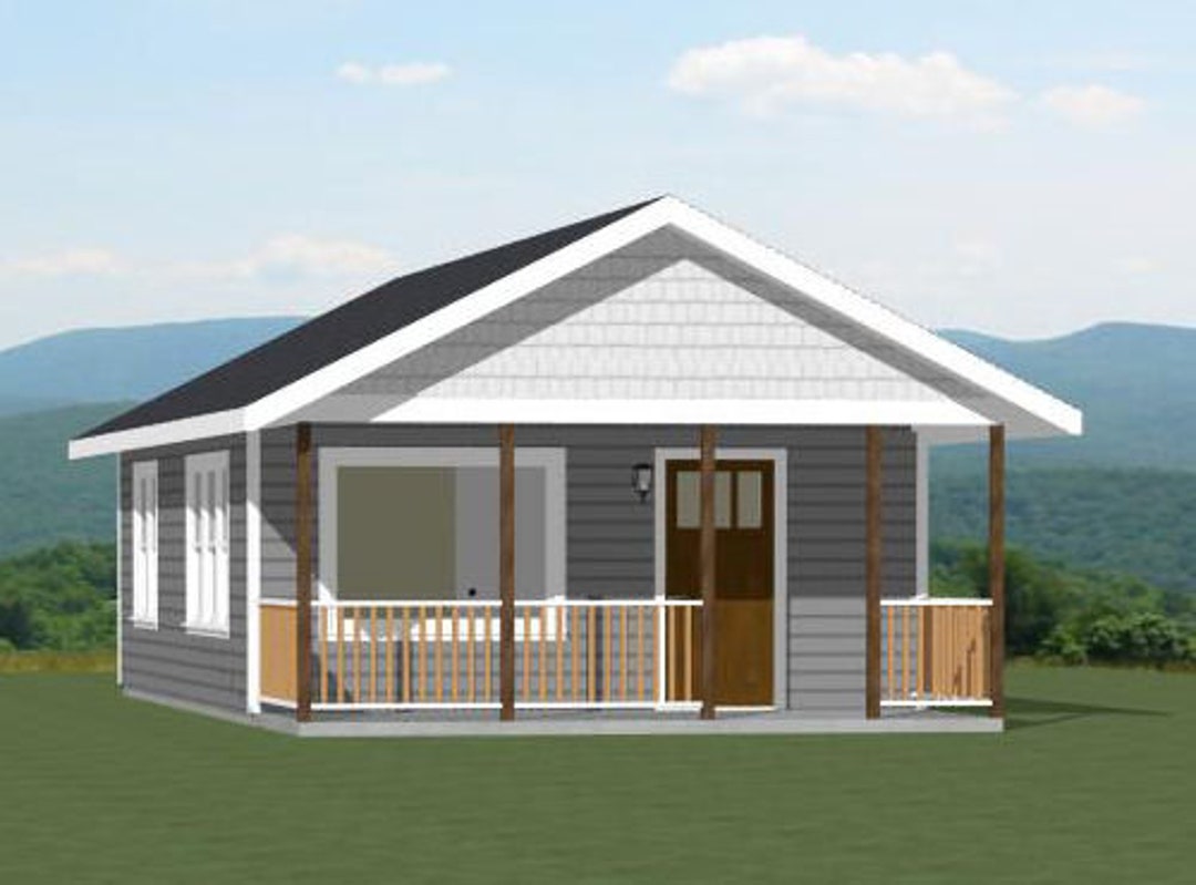 18x30 House -- 1-bedroom 1-bath -- 540 Sq Ft -- PDF Floor Plan ...