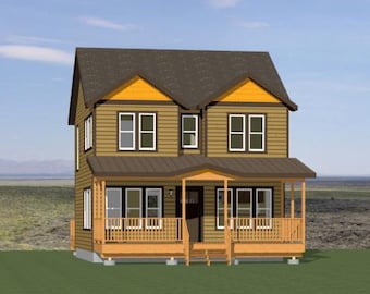 24x24 House Plan - Etsy