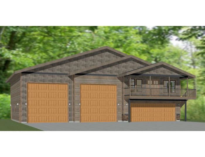 60x50 House -- 2-bedroom 2.5-bath -- 1,648 Sq Ft -- PDF Floor Plan ...