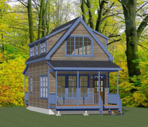 20x42 House 2 Bedroom 1.5 Bath 1,153 Sq Ft PDF Floor Plan Instant ...