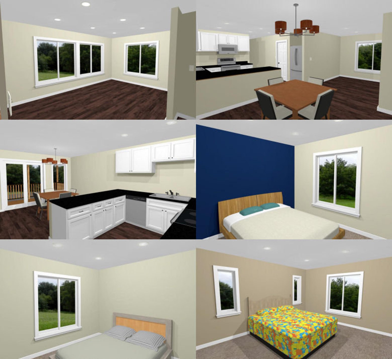 60x50 House -- 3-bedroom 2.5-bath -- 1,703 Sq Ft -- PDF Floor Plan ...
