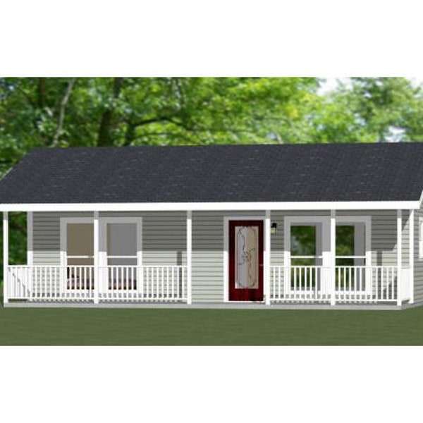 16x32 House Plans - Etsy