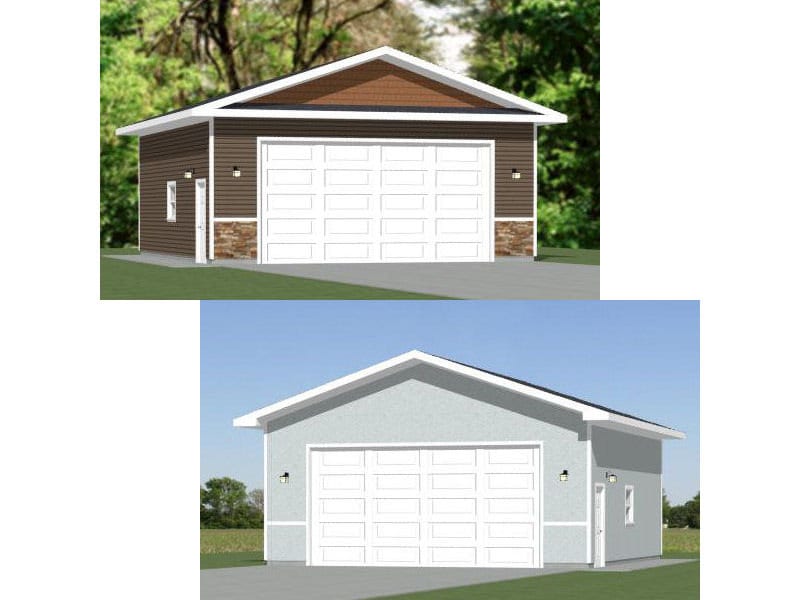 28x30 2-car Garage -- 840 Sq Ft -- PDF Floor Plan -- Instant Download ...