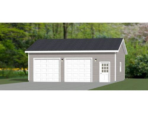 30x28 2-car Garage -- 840 Sq Ft -- PDF Floor Plan -- Instant Download ...