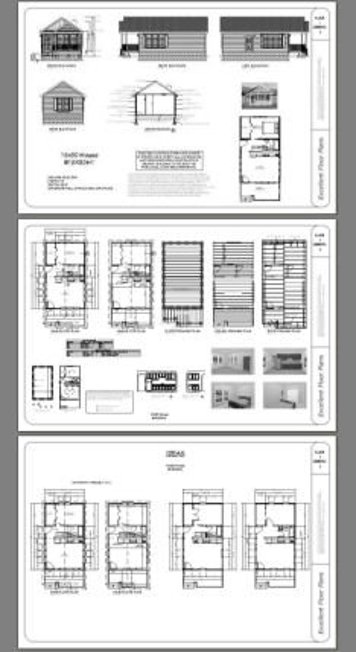 18x30 House 1-bedroom 1-bath 540 Sq Ft PDF Floor Plan - Etsy