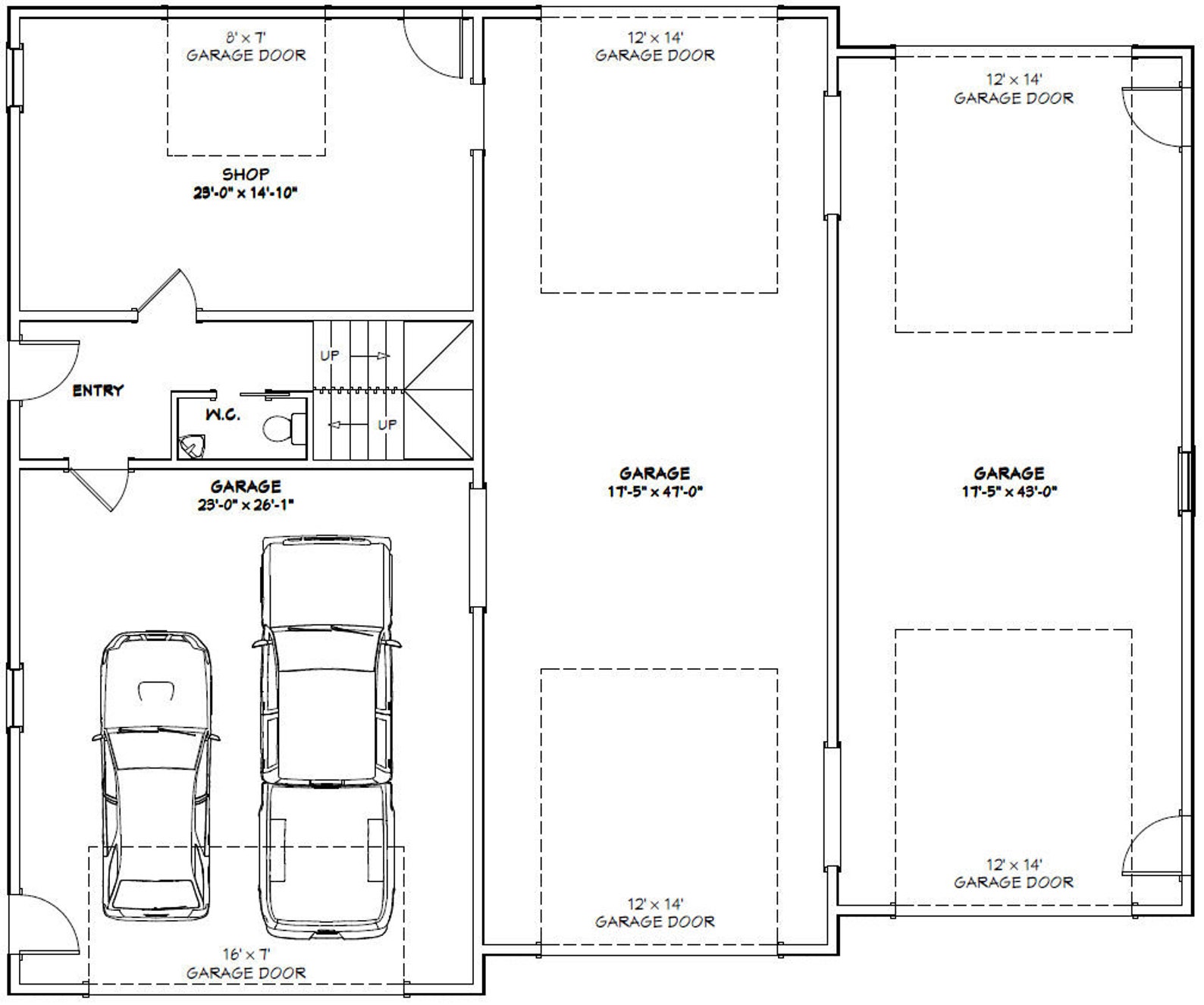 60x50 House -- 2-bedroom 2.5-bath -- 1,694 Sq Ft -- PDF Floor Plan ...