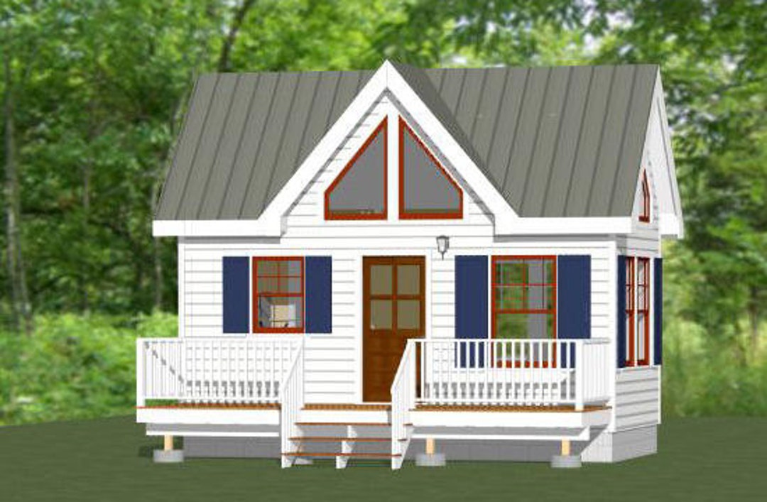 20x10 Tiny House -- 1-bedroom 1-bath -- 266 Sq Ft -- PDF Floor Plan ...