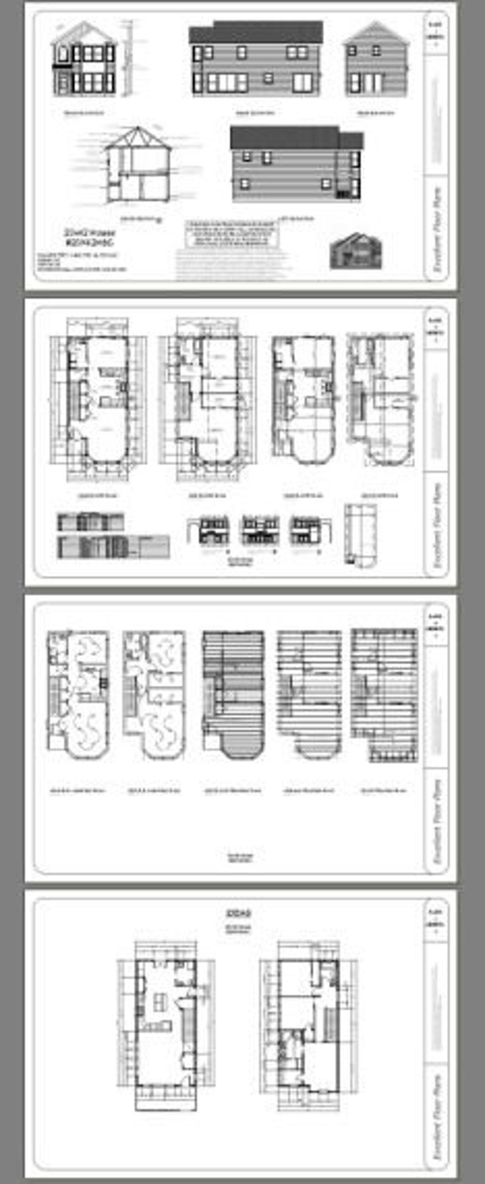 20x42 House 2 Bedroom 1.5 Bath 1,460 Sq Ft PDF Floor Plan Instant ...