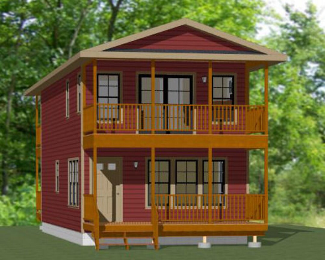 18x40 House -- 3-bedroom 2-bath -- 1,292 Sq Ft -- PDF Floor Plan ...