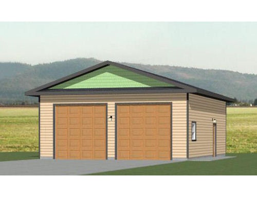 28x36 2-car Garage -- 1,008 Sq Ft -- PDF Floor Plan -- Instant Download ...