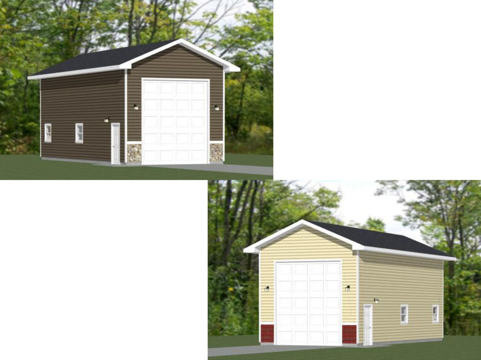 18x40 1-RV Garages -- 720 Sq Ft -- PDF Floor Plan -- Instant Download ...