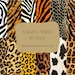 12-pack Animal Print Seamless Pattern Bundle Cheetah Leopard Zebra ...