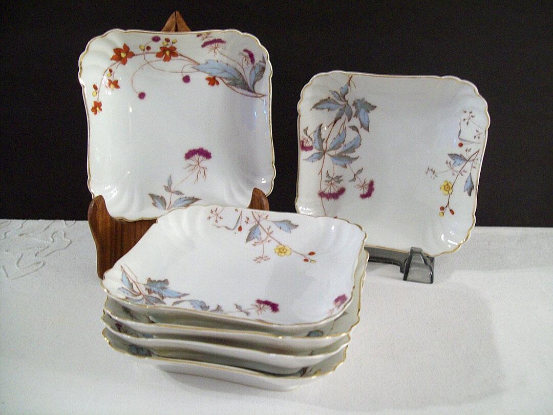 BBD KARLSBAD – Set of Six Square Dishes – Salad, Dessert, Horderves ...