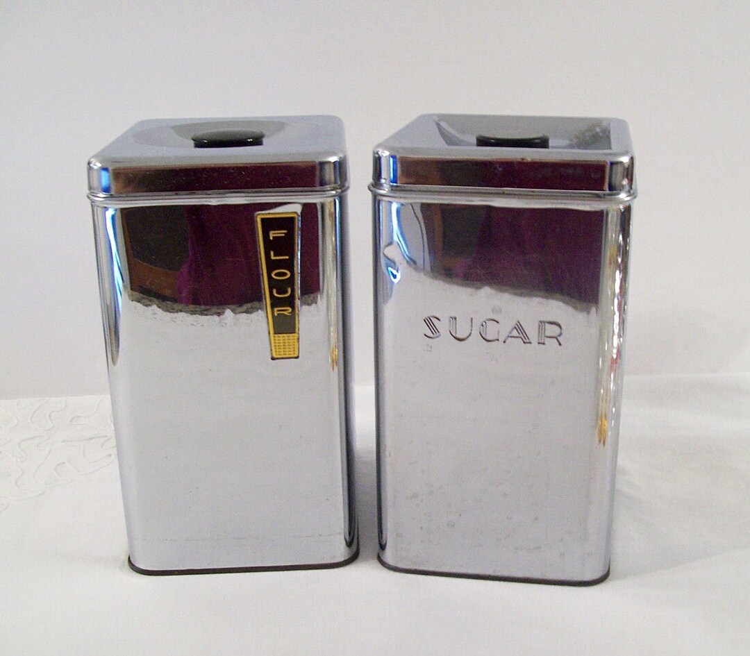 Kreamer Ware SUGAR Canister Lincoln Beautyware FLOUR Canister Your ...