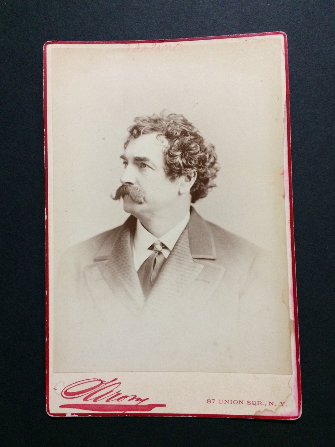 Lester Wallack AKA John Lester Actor Cabinet Card Photograph Portrait ...