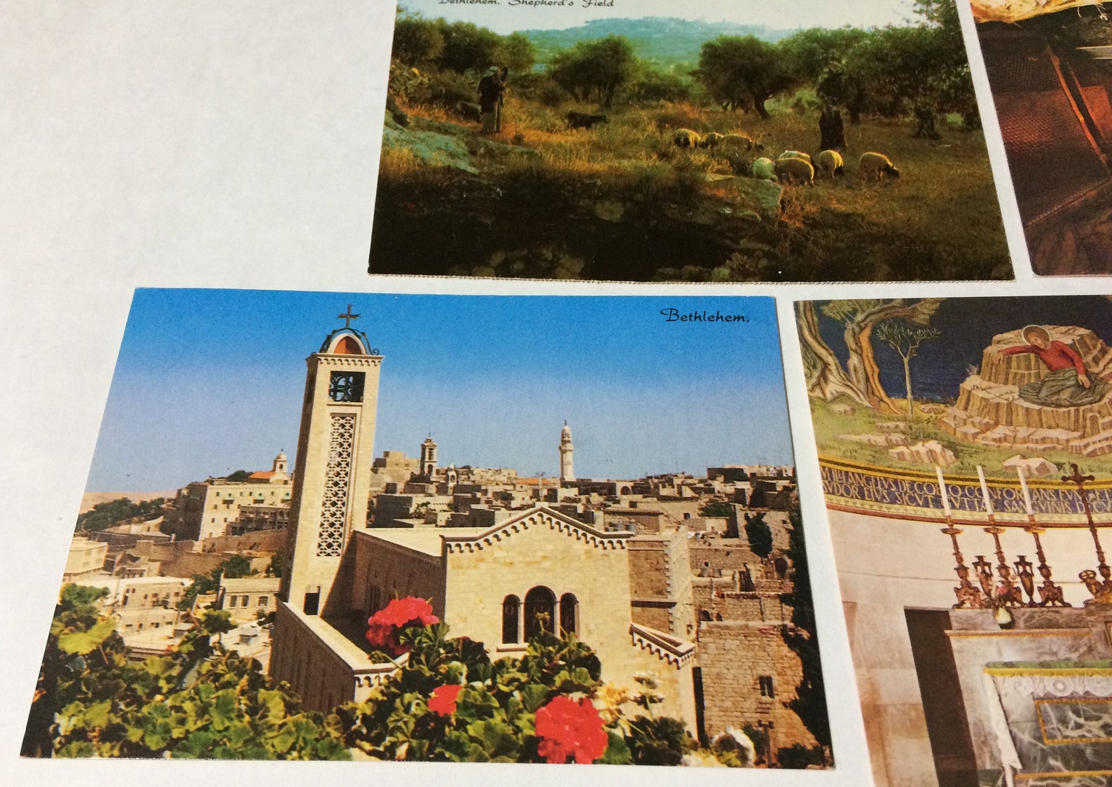 7 Israel Vintage Postcards Holy Views Star Cards Jerusalem | Etsy
