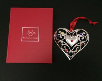 Lenox Heart Ornament - Etsy