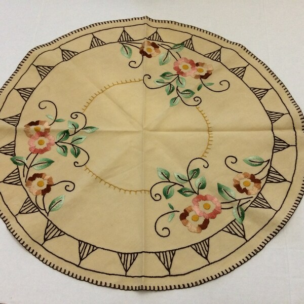 Embroidered Tablecloth - Etsy