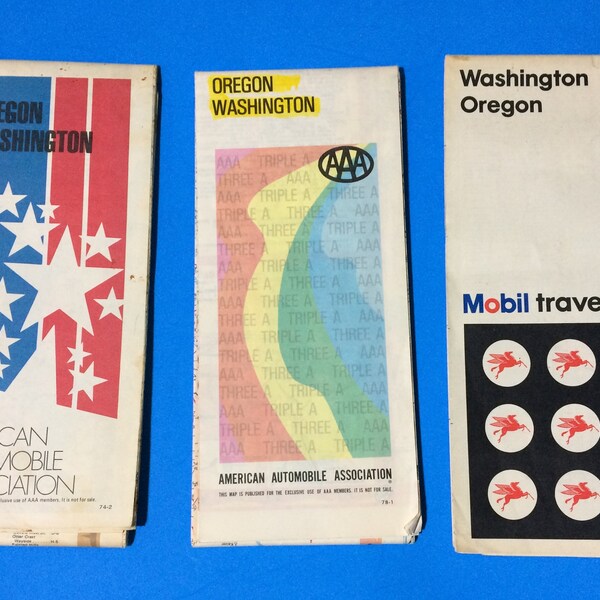 Aaa Maps Vintage - Etsy