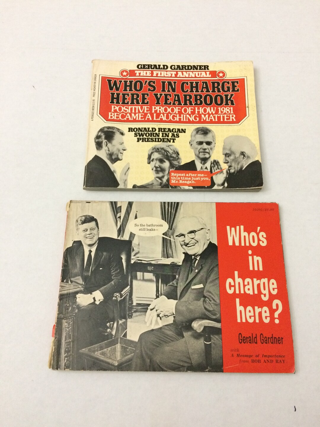1962 1981 Who's in Charge Here Book Yearbook Gerald Gardner Politics Jokes - Etsy