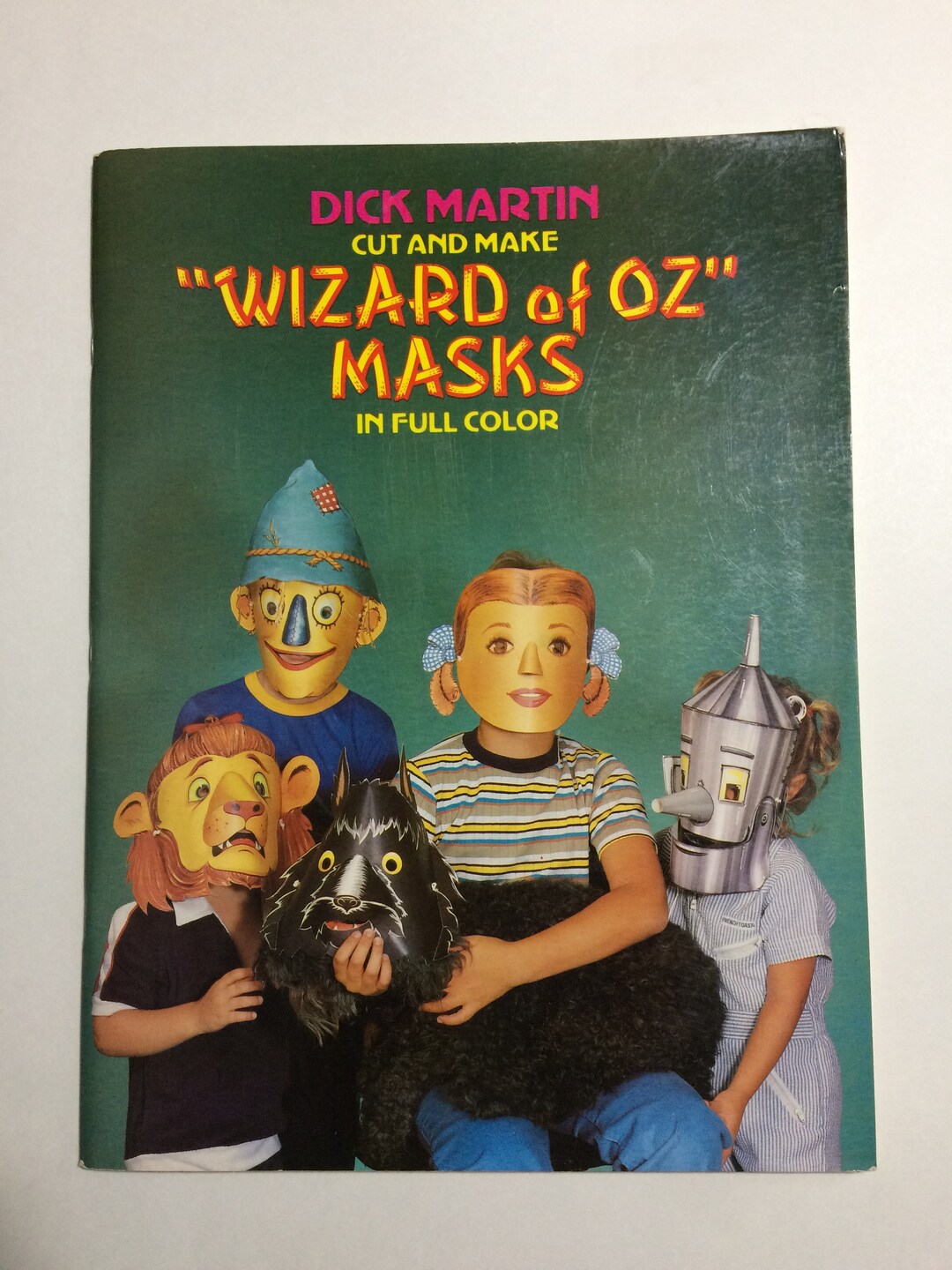 1982 Wizard of Oz Masks Cut and Make Book Dick Martin Child's Activity ...