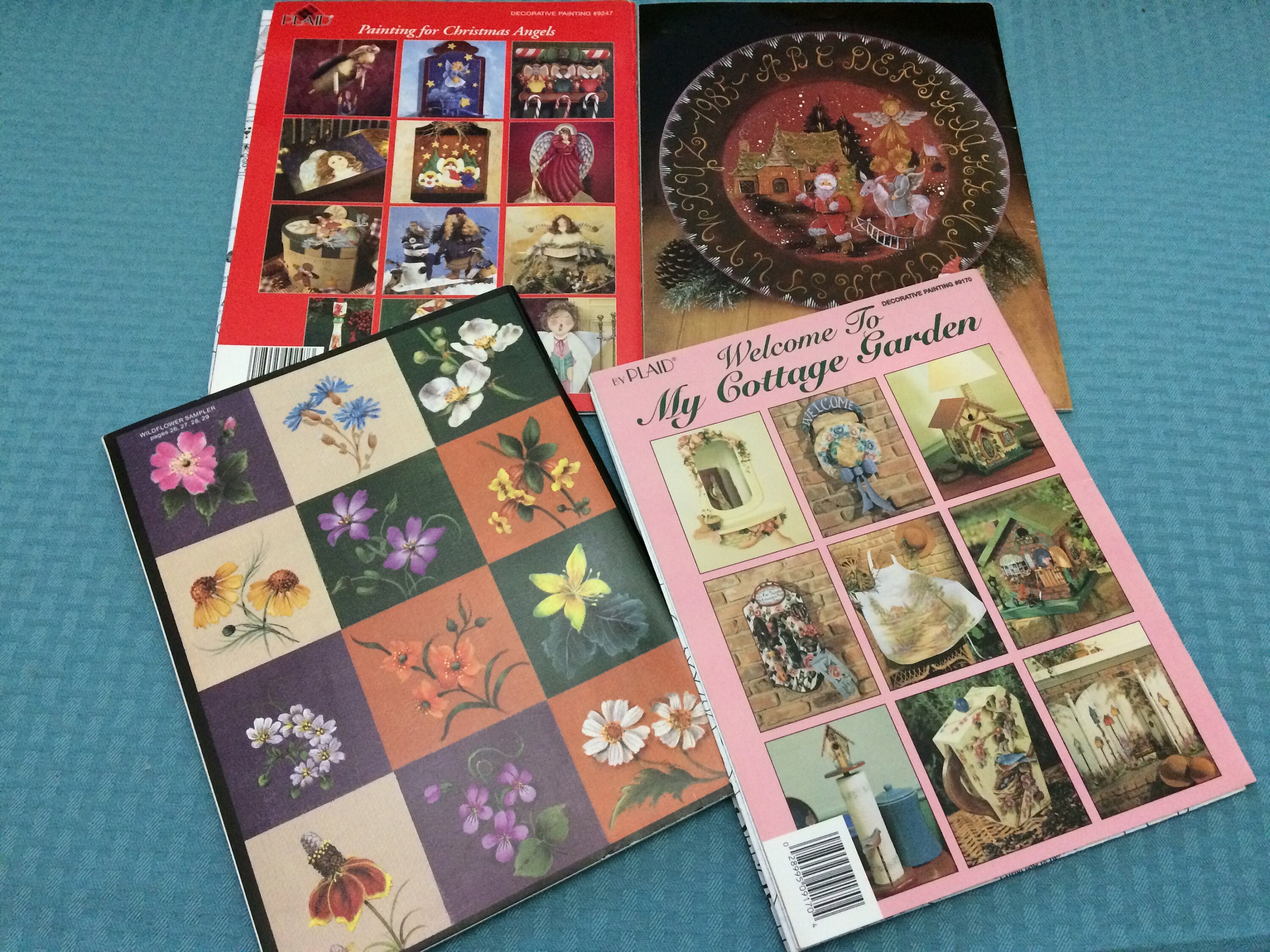 4 Painting Patterns Books Folk Art Garden Bird Houses | Etsy