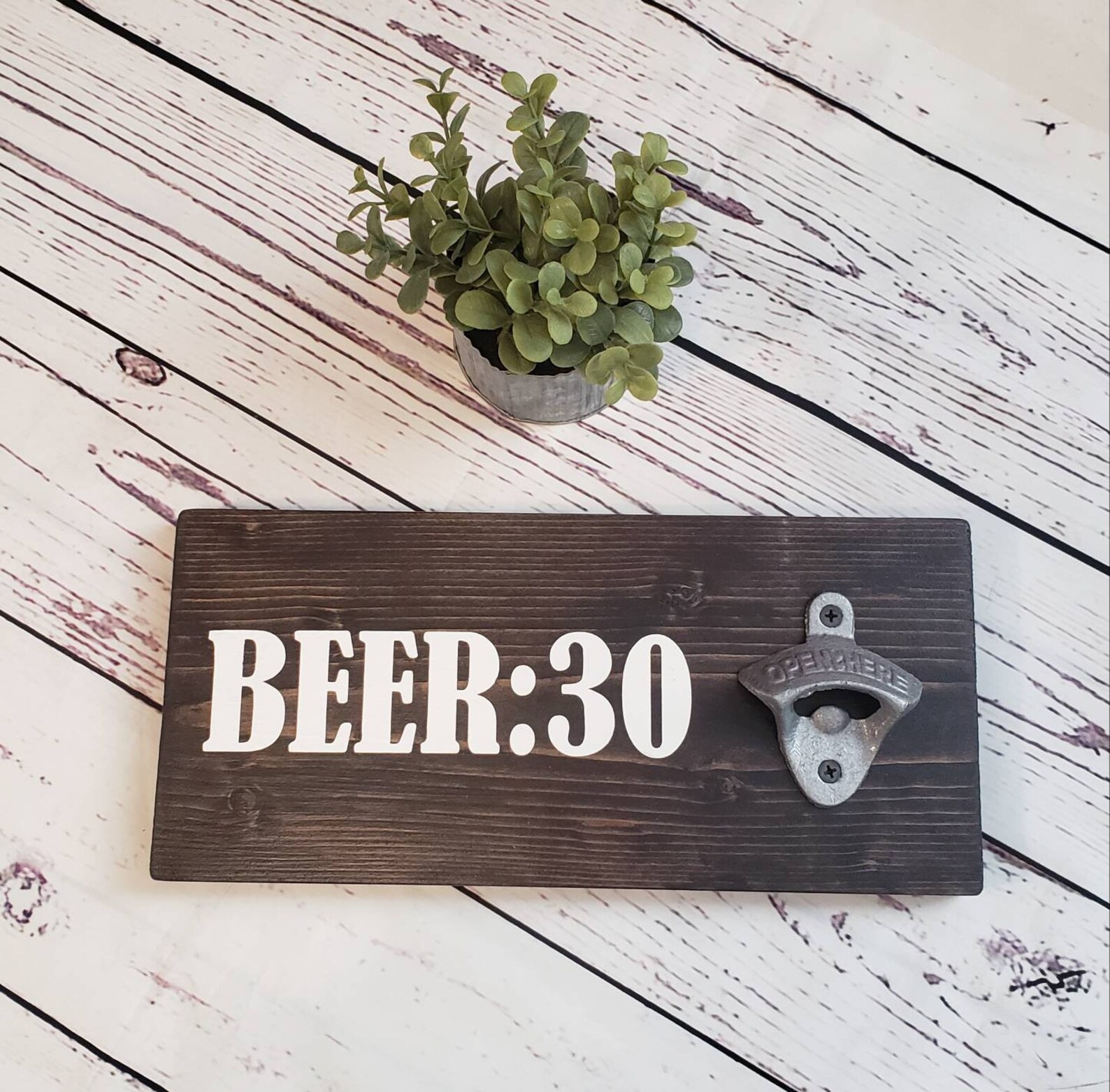 Beer:30 Sign Beer Opener Sign Beer Thirty Opener Bottle | Etsy