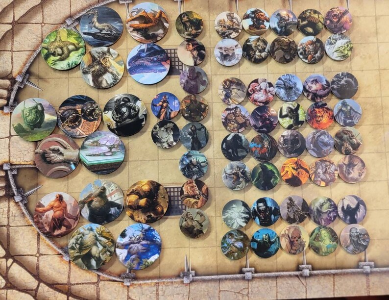 Boon Craft Tokens 65 Piece Starter Token Set for Tabletop Rpgs - Etsy