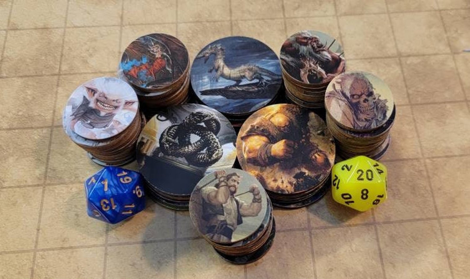 Boon Craft Tokens 65 Piece Starter Token Set for Tabletop Rpgs - Etsy