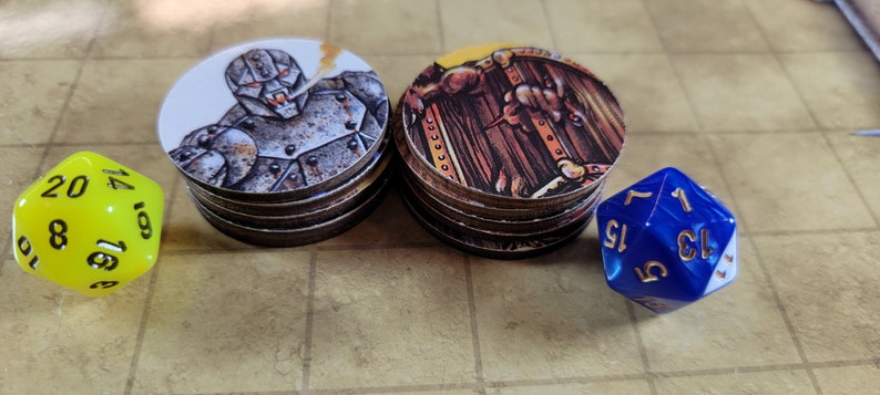 Boon Craft Tokens Limited Edition 10 1.5 Monster Tokens Made for ...