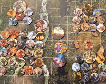 Monster Tokens | Etsy