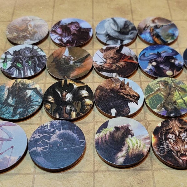Dungeons and Dragons Tokens Svg - Etsy