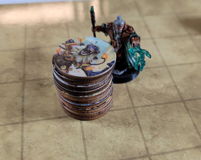 Boon Craft Tokens 10 1 Goblin Tokens for Tabletop Rpgs Ex. Dungeons and ...