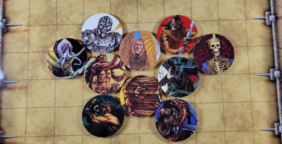 Boon Craft Tokens Limited Edition 10 1.5 Monster Tokens Made for ...