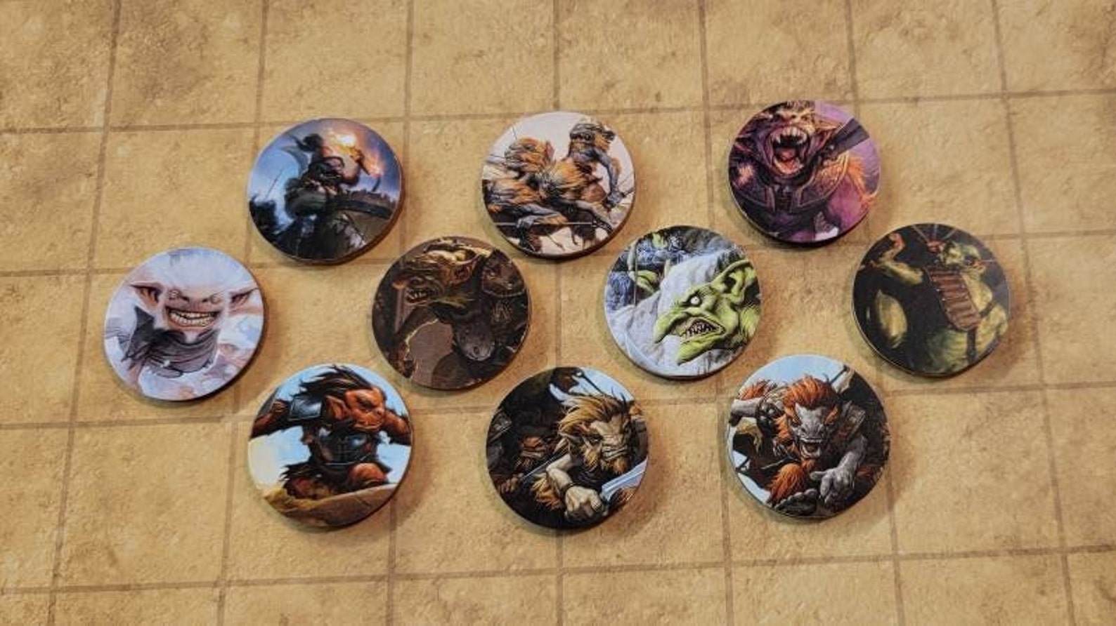 Boon Craft Tokens 65 Piece Starter Token Set for Tabletop Rpgs - Etsy