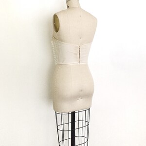 Vintage 1950s Bra Strapless Sheer Lace Longline Bullet Bra - Etsy