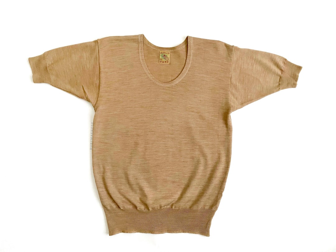 70s Cicada Wool Knit Top 1970s Vintage Sweater Medium Large - Etsy