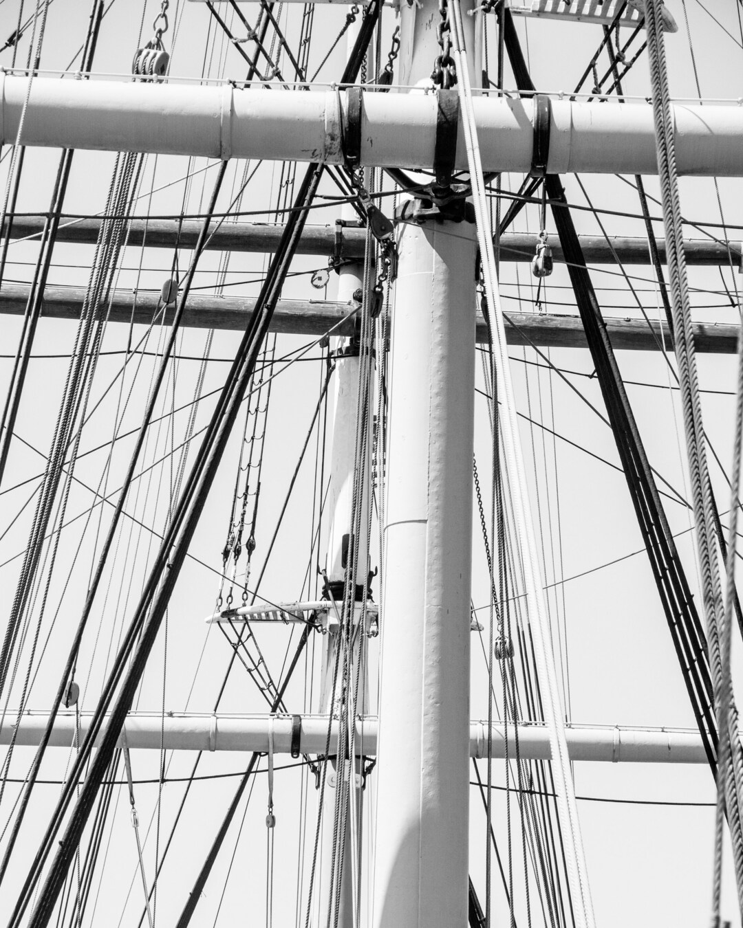 Nautical Sailboat Masts Photography, Vintage Maritime Print, Designer ...