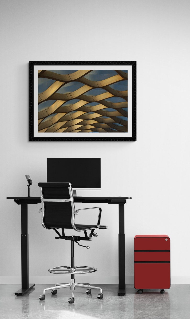 Chicago Abstract Architecture Photo, Lincoln Park Pavilion, Office Wall ...