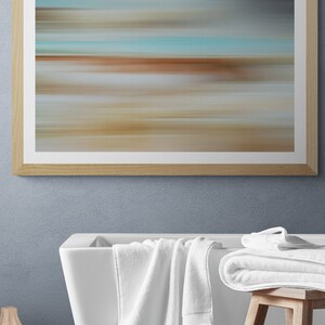 Abstract Beach Scene Fine Art Photo, Spa Photography, Modern Art Blur ...