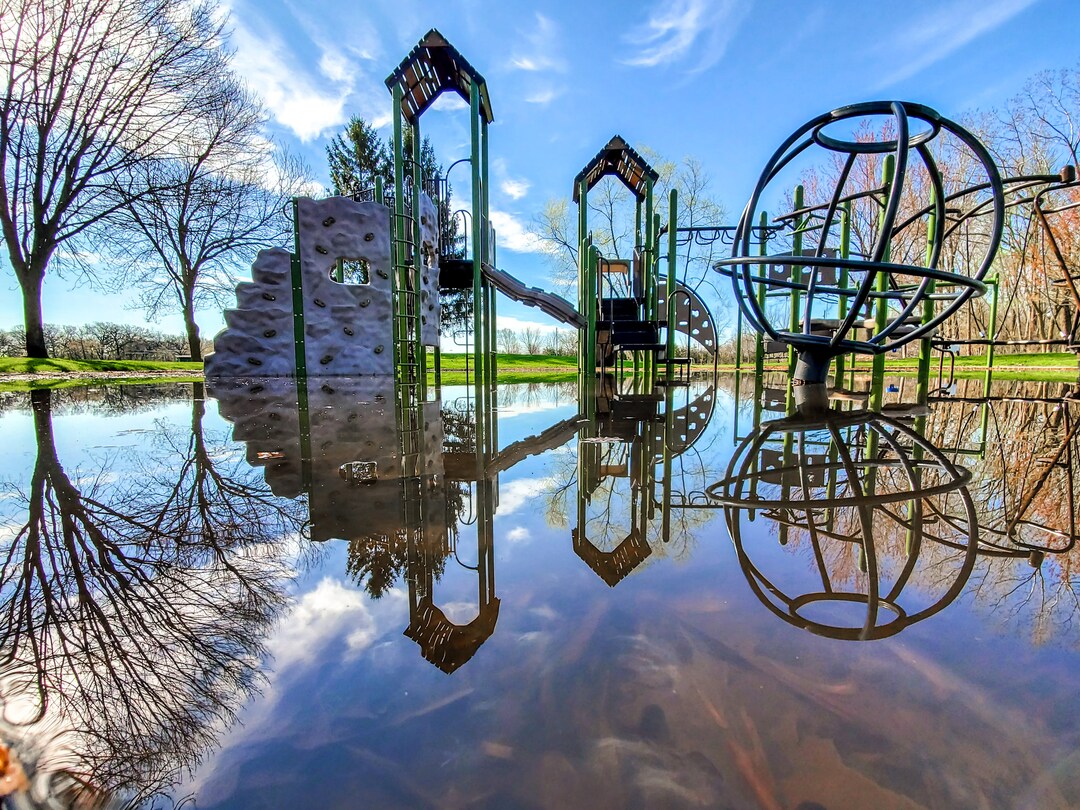 Fine Art Photography, Playground Print Art Photo, Unique Reflections ...