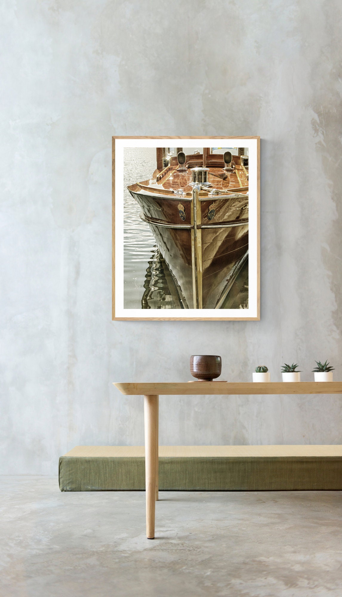 Vintage Boat Photograph, Wooden Boat Old, Vintage Classic Antique Boat Picture, Nautical ...