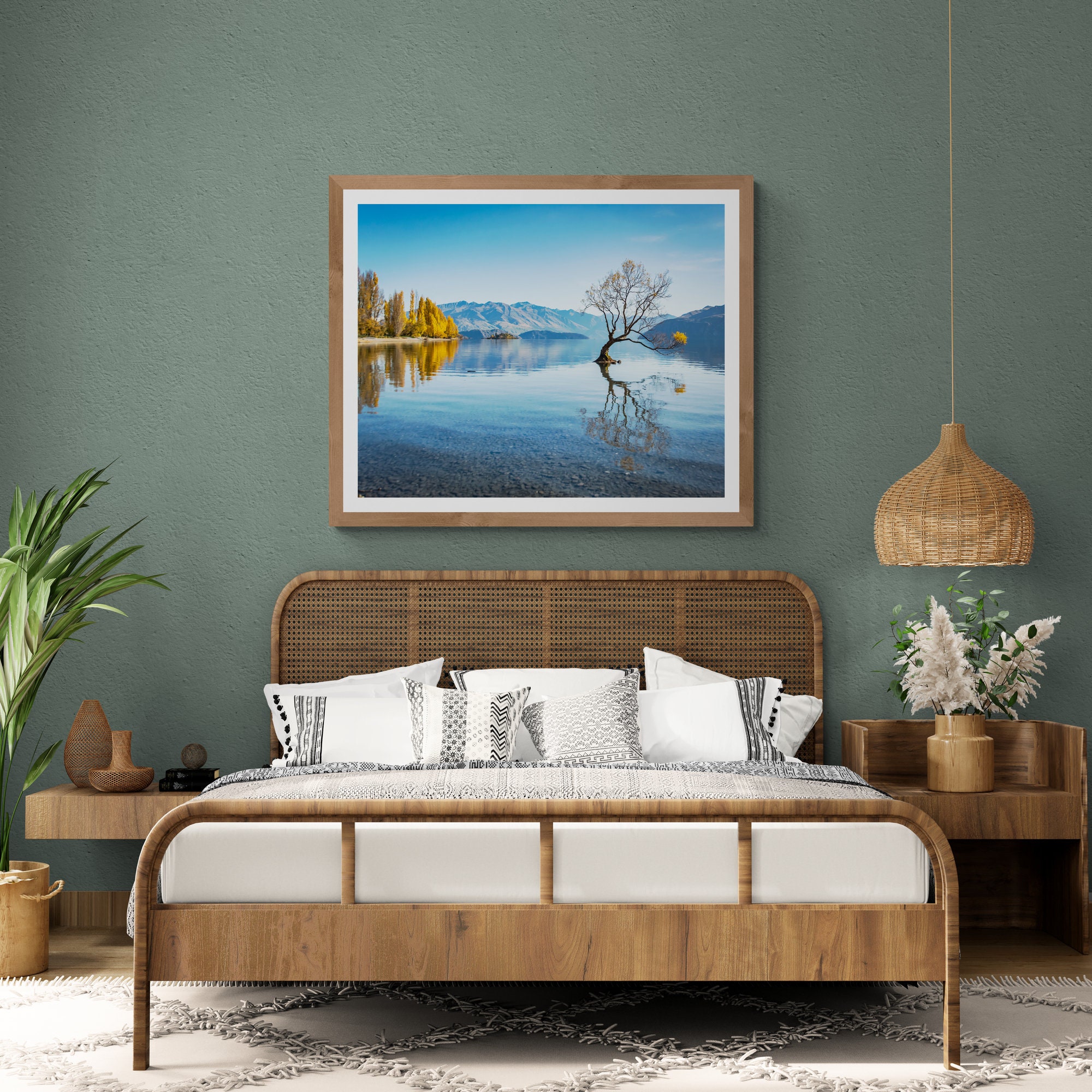 Wanaka Tree New Zealand Photograph, Art Print Photography, Lake House ...